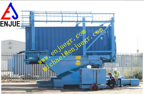 Manufacturer Hot Sale Hydraulic Container Tilter, Container Unloading Ramp