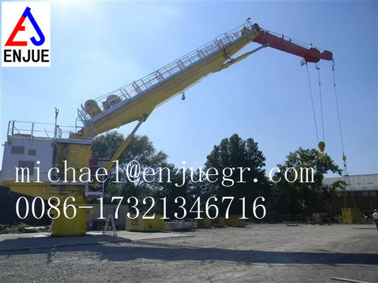 Fully Automatic Knuckle-Boom Telescopic Hydraulic Marine Deck Crane