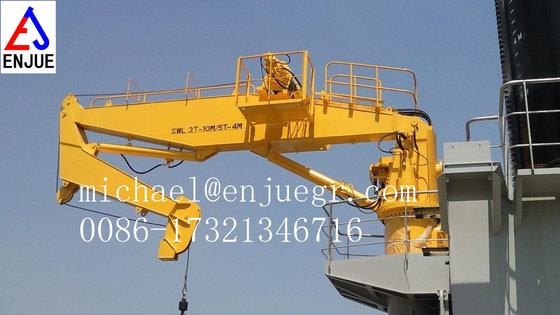 Fully Automatic Knuckle-Boom Telescopic Hydraulic Marine Deck Crane