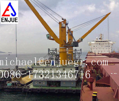 Fully Automatic Knuckle-Boom Telescopic Hydraulic Marine Deck Crane