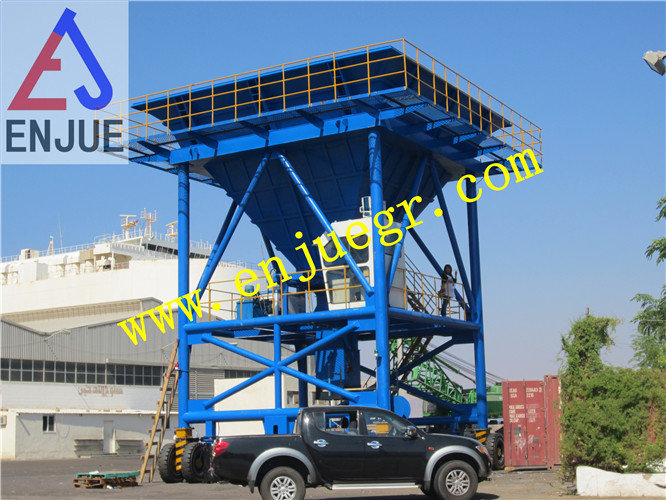 Industry Port Mobile Type Double Dust Collect Hopper for Truck Load and Unload Bulk Cargo
