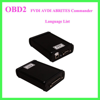 China FVDI AVDI ABRITES Commander Language List supplier
