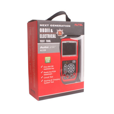 Original Autel AutoLink AL539 OBDIICAN SCAN TOOL Internet Update Multilingual Menu supplier