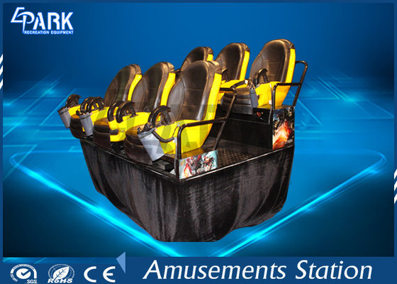 Commercial Home movies Mobile Truck 7d 9d Cinema Simulator with Electronic Platform / 5d Theater Equipment