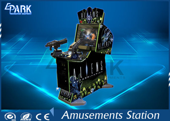 New Arrival 42''inch Aliens shooting arcade simulator game machine