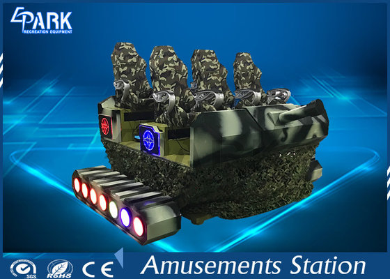 6 dof Entertainment Unit motion Vr virtual reality tank 6 seats 9D Cinema