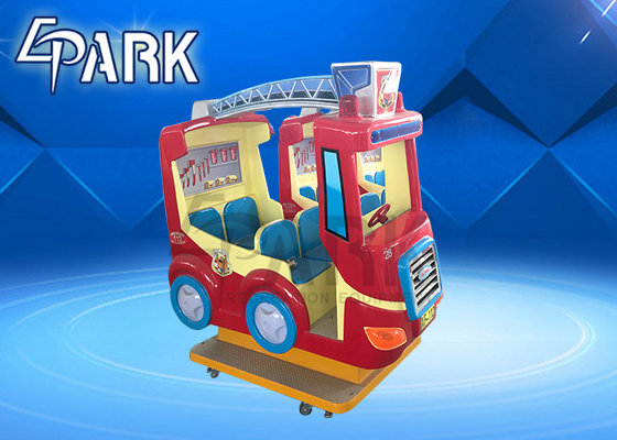 New Kids Ride Fire Truck With 4 Seats Coin Operated Racing Car Simulator Kids Ride