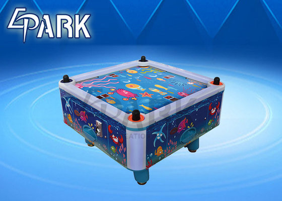 Easy Operation coin operated Kids Air Hockey Table , 4 Person Air Hockey Arcade Machine