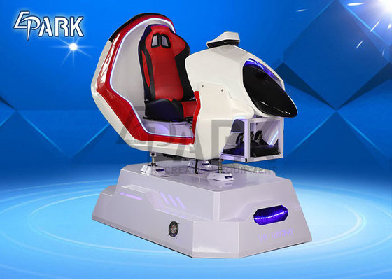 9D VR Racing Car Simulator 3DOF Motion Electric Platform / Virtual Reality Equipment With GFRP Material
