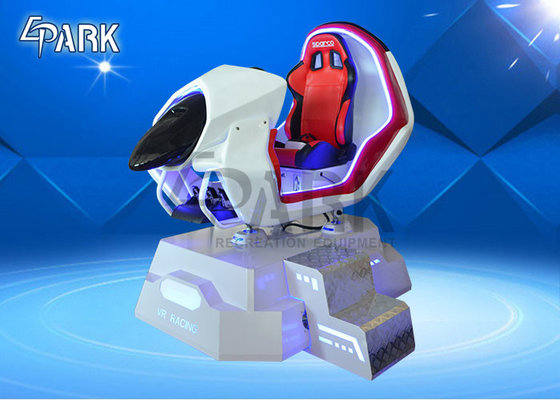 9D VR Racing Car Simulator 3DOF Motion Electric Platform / Virtual Reality Equipment With GFRP Material