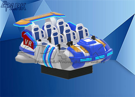 Space Ship with 6dof Electric System 6 Luxury seats Virtual Reality Simulator Electric Platforme 1 Year Warranty