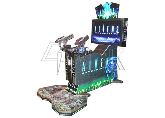 New Arrival 42''inch Aliens shooting arcade simulator game machine