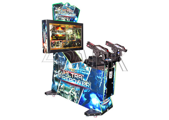 Ultra Fire Power 42 Inch Shooting Arcade Video Game Machines 1 - 2 Players