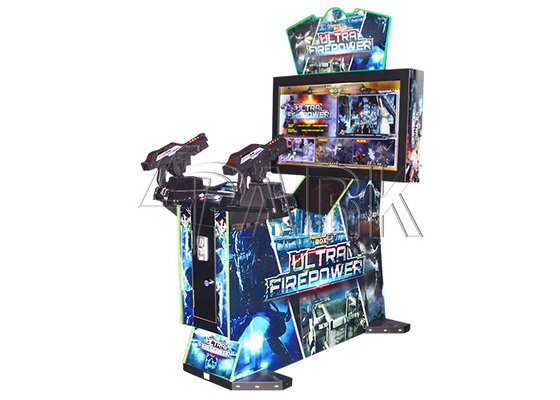 Ultra Fire Power 42 Inch Shooting Arcade Video Game Machines 1 - 2 Players