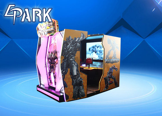 Entertainment Arcade Racing Simulator Transformer With Cabinet / Shooting Gun Games Video Arcade Machine