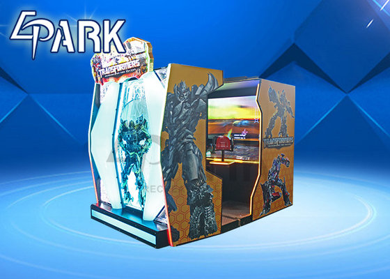 Entertainment Arcade Racing Simulator Transformer With Cabinet / Shooting Gun Games Video Arcade Machine