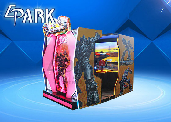 Entertainment Arcade Racing Simulator Transformer With Cabinet / Shooting Gun Games Video Arcade Machine
