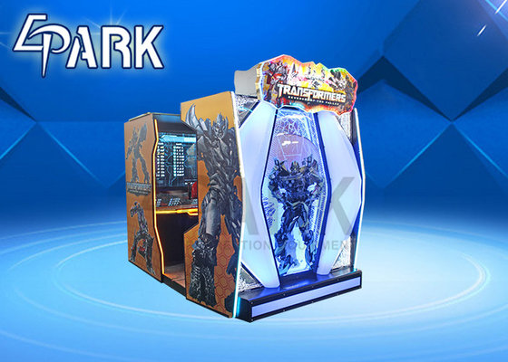 Entertainment Arcade Racing Simulator Transformer With Cabinet / Shooting Gun Games Video Arcade Machine