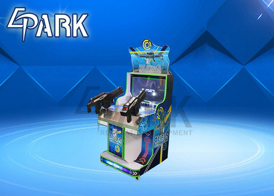 2 Kids Shooting Aliens Arcade Game Machine Playground Equipment