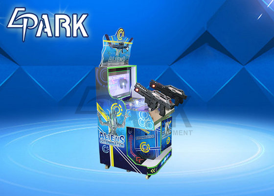 2 Kids Shooting Aliens Arcade Game Machine Playground Equipment