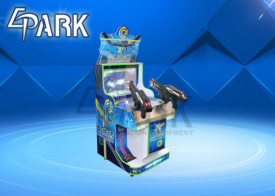 2 Kids Shooting Aliens Arcade Game Machine Playground Equipment