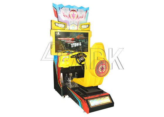 Entertainment Motion Racing Game Machine With Dynamic Chair 42 Inch HD Screen