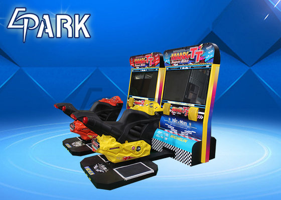 2  Players 42 Inch TT Motor Driving Game Machine / Car Racing Simulator
