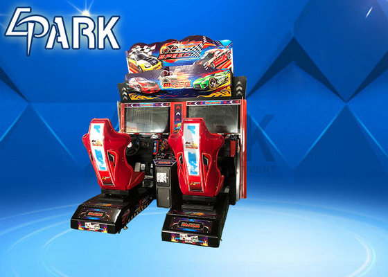 Original Outrun Race Car Arcade Machine With Twins Seat Driven Simulator