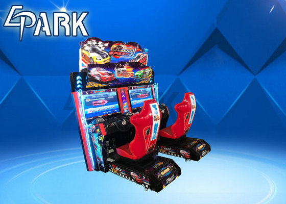 Original Outrun Race Car Arcade Machine With Twins Seat Driven Simulator