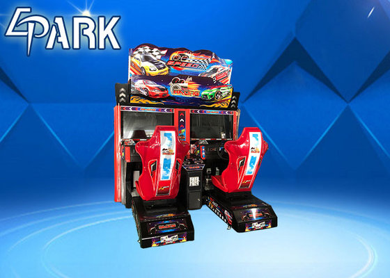 Original Outrun Race Car Arcade Machine With Twins Seat Driven Simulator