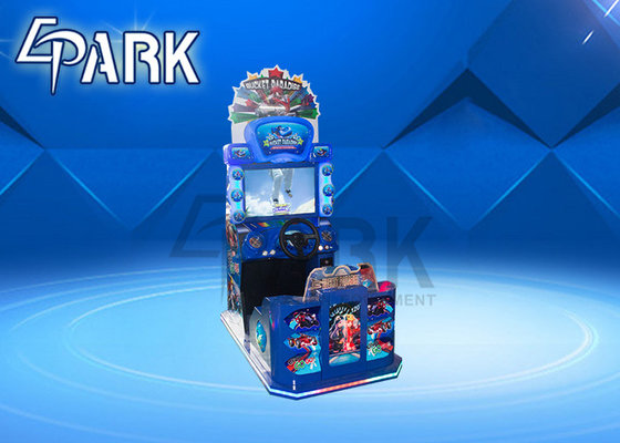 Game Center Indoor Racing Arcade Machine / Kiddie Ride Arcade Car Racing Games