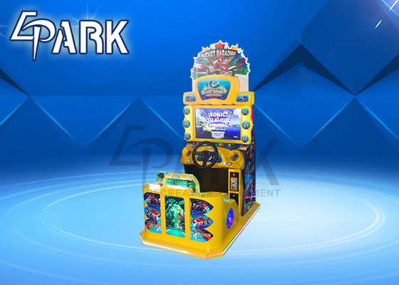 Game Center Indoor Racing Arcade Machine / Kiddie Ride Arcade Car Racing Games