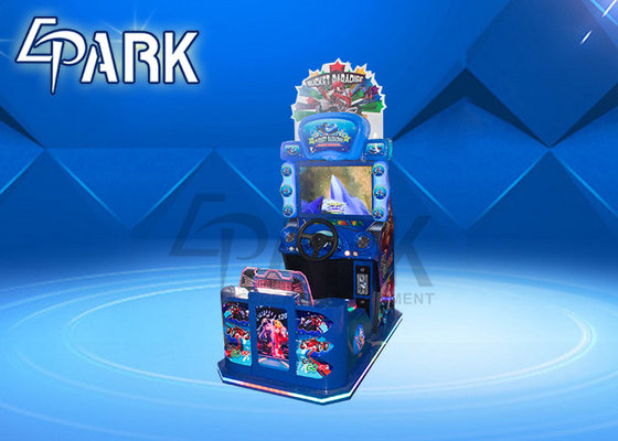 Game Center Indoor Racing Arcade Machine / Kiddie Ride Arcade Car Racing Games