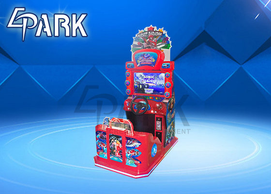 Game Center Indoor Racing Arcade Machine / Kiddie Ride Arcade Car Racing Games