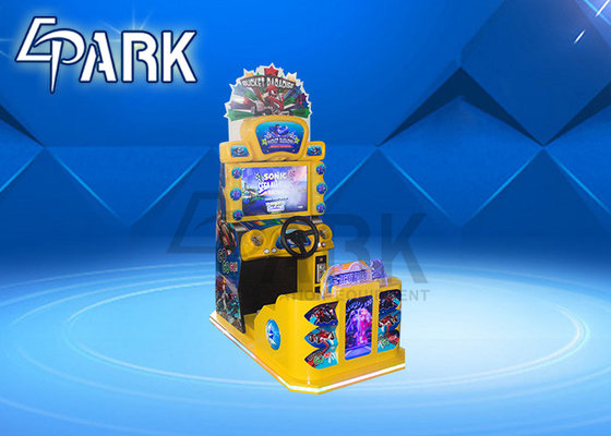 Game Center Indoor Racing Arcade Machine / Kiddie Ride Arcade Car Racing Games