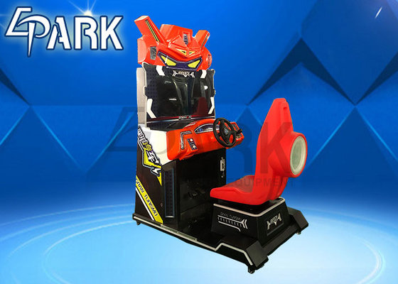 Kids Toy On Ride Electric Car Driving Arcade Machines With Colorful LED Lights