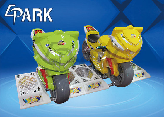150W Kiddie Ride On Motorcycle Crazy Racing Car Game Machine 4 Simultaneous Wifi Online Games