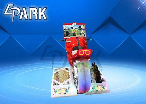 150W Kiddie Ride On Motorcycle Crazy Racing Car Game Machine 4 Simultaneous Wifi Online Games