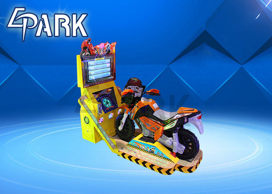 Kiddie Ride On Motor Car Racing Game Machine Coin Operated With Attractive Music