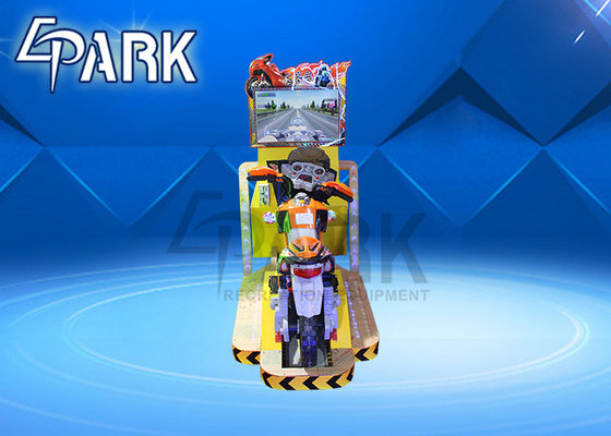 Kiddie Ride On Motor Car Racing Game Machine Coin Operated With Attractive Music