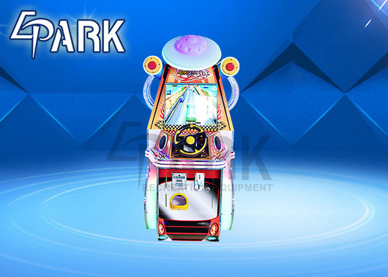 Kids Deformation Race Car Arcade Machine Coin Operated Hardware Material