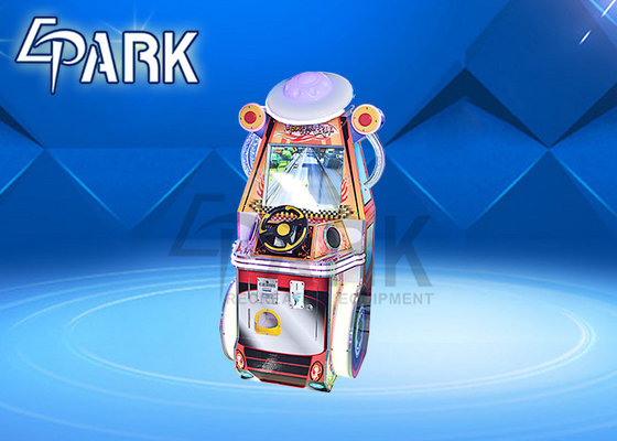 Kids Deformation Race Car Arcade Machine Coin Operated Hardware Material