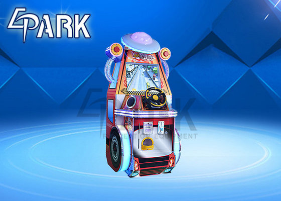 Kids Deformation Race Car Arcade Machine Coin Operated Hardware Material