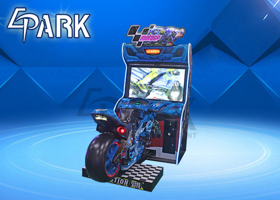 Arcade Racing Game Machine , Coin Operated Epark Moto Gp Simulator
