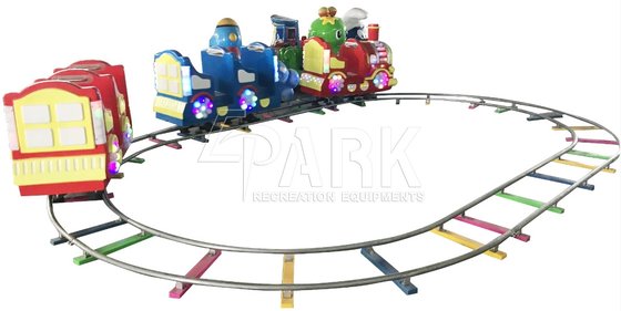 4*6 Oval Type  Commercial Electric Ride On Train For Children Paradise Playground
