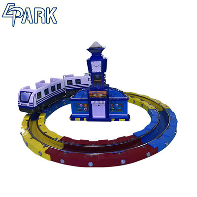 Attractive Kiddie Ride Machine Electric Train , Track Amusement Game Machine