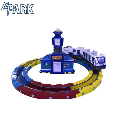 Attractive Kiddie Ride Machine Electric Train , Track Amusement Game Machine