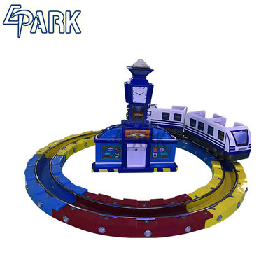 Attractive Kiddie Ride Machine Electric Train , Track Amusement Game Machine
