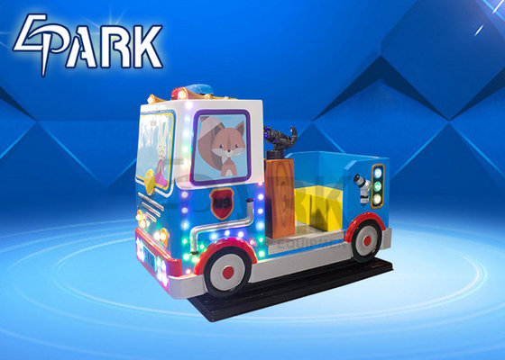 Attractive Kiddy Ride Machine 119 Fire Car With Luxury Light /  Music Function