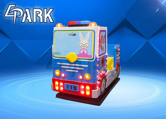 Attractive Kiddy Ride Machine 119 Fire Car With Luxury Light /  Music Function